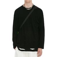 China ODM Plain Dyed Long Sleeve Plain Crew Neck Sweatshirt Dropped Shoulder for sale