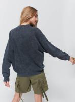 China 100% Cotton Plus Size Oversized Sweatshirt Women'S Crewneck Plain Wash for sale