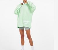 China 100% Cotton Round Neck Long Sleeve Sportswear Oversized Sweatshirt For Women for sale