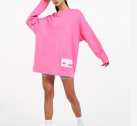 China 100% Cotton Round Neck Long Sleeve Sportswear Oversized Sweatshirt For Women for sale