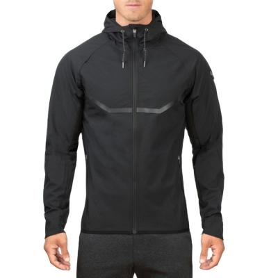 China Mens Reflective Mesh Patchwork Designer Track Jacket Custom Track Jackets With Arm Pocket for sale