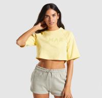 China 100 Cotton Blank T Shirts Graphic Boxy Crop Top Sexy Women Short Sleeve Gym for sale
