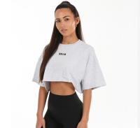 China Fashion Cotton Spandex Tee Blank T Shirts Loose Crop T Shirt for sale