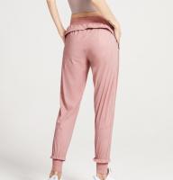 China 100% Nylon Women'S Sportswear Pants Sportswear Joggers Plain Color Casual Harem for sale