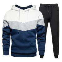 China Hooded Men'S Sports Track Suits Sportswear Track 100% Polyester Fleece Fabric for sale