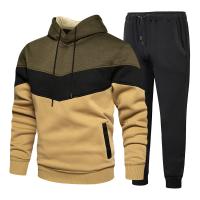 China Hooded Men'S Sports Track Suits Sportswear Track 100% Polyester Fleece Fabric for sale