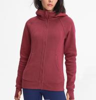China Zip Up Hoodie 320gsm Sports Track Jackets Women Track Suits for sale