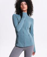 China Long Sleeve Women Tops Sports Track Jackets Purple Sport Coat for sale
