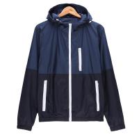 China Men Casual Spring Lightweight Autumn Jacket Women'S Hooded Contrast Color Zipper Up Jackets Outwear for sale