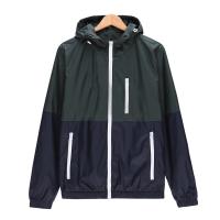 China Men Casual Spring Lightweight Autumn Jacket Women'S Hooded Contrast Color Zipper Up Jackets Outwear for sale