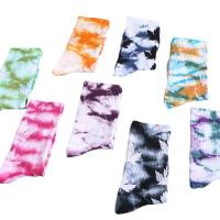 China Flower Smile Thermal Slouch Pastel Vintage Colourful Sublimation Embroidery Winter Men Socks for sale