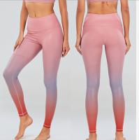 China Ladies Gym Tights Leggings Colorful Women High Waist Compression Leggings for sale