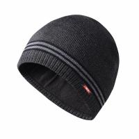 China Warmer Men Beanies And Caps Wool Polyester Winter Beanie Knitted Hat for sale