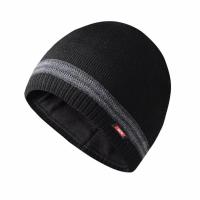 China Warmer Men Beanies And Caps Wool Polyester Winter Beanie Knitted Hat for sale