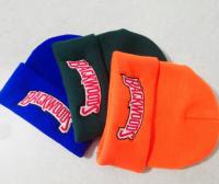 China 100% Acrylic Backwoods Warm Woolen Ladies Cap Embroidery Knitted Hip Hop Beanie Hat for sale