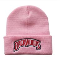 China 100% Acrylic Backwoods Warm Woolen Ladies Cap Embroidery Knitted Hip Hop Beanie Hat for sale