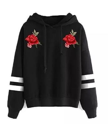 China Fashion Plain Pullover Sweater Hoodies V Neck Ladies Sweater Hoodie for sale