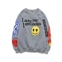 China 2021 Oversize Printing Smiling Face And Flame Men'S Hoodies & Sweatshirts Men'S Hoodies for sale