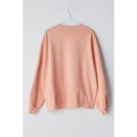 China Custom Plain Pullover Cotton Women Crew Neck Shirt Casual Sweatshirt for sale