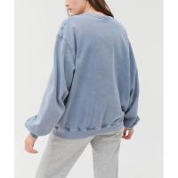 China Custom Plain Pullover Cotton Women Crew Neck Shirt Casual Sweatshirt for sale