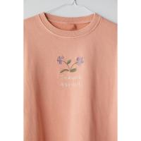 China Custom Plain Pullover Cotton Women Crew Neck Shirt Casual Sweatshirt for sale