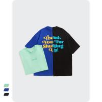 China Towel Embroidered Casual Three Dimensional Blank T Shirt English Letter Printed for sale