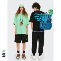China Towel Embroidered Casual Three Dimensional Blank T Shirt English Letter Printed for sale