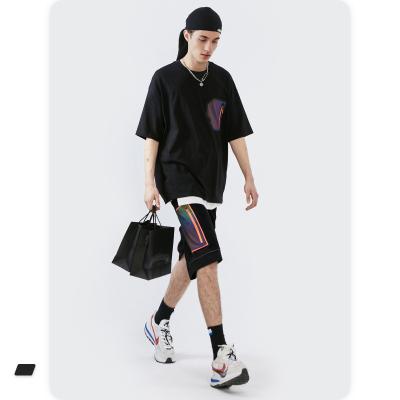 China Spring Summer Personalized Casual Suit Dark Laser Reflective Large Pocket for sale