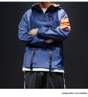 China Men Nylon Pullover Hooded Lightweight Windbreaker Jackets Waterproof for sale