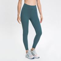 China Ankle Butt Lift 80% Nylon Gym Tights Leggings High Waist 220gsm for Ladies for sale