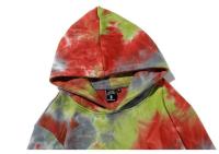 China GRS Winter Long Sleeve Unisex Tie Dye Hoodies For Women And Men for sale
