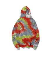 China GRS Winter Long Sleeve Unisex Tie Dye Hoodies For Women And Men for sale