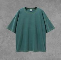 China Custom Contrast Stitch Thread Blank T Shirts Short Sleeves 2XL No Label for sale