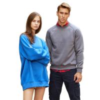 China Unisex O Neck Blank Oversized Sweatshirts for sale