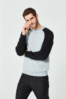China Unisex O Neck Blank Oversized Sweatshirts for sale