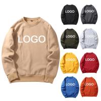 China Unisex O Neck Blank Oversized Sweatshirts for sale