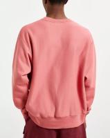 China Dropped Shoulder Fleece Crew Neck Sweatshirt Men Hoodies Pink Color for sale
