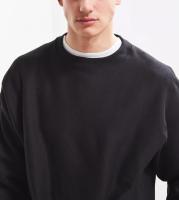 China Dropped Shoulder Fleece Crew Neck Sweatshirt Men Hoodies Pink Color for sale