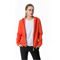 China Windproof Sunproof Lightweight Windbreaker Jacket Invisible Zipper With Hood for sale