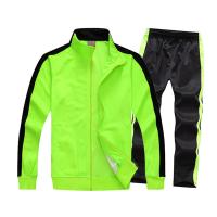 China Waterproof 100% Polyester Sportswear Tracksuits Slim Fit Custom Plain for sale