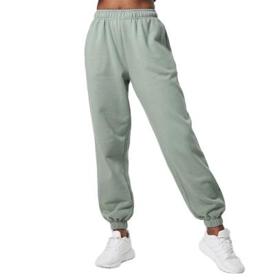 China Gym Loose Fit Elastic Waist Bottom Sportswear Joggers Women Casual Workout Pants for sale