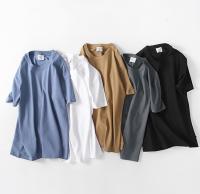 China Men'S 100% Cotton 210gsm Blank T Shirts Short Sleeve Compressed for sale