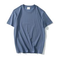 China Men'S 100% Cotton 210gsm Blank T Shirts Short Sleeve Compressed for sale