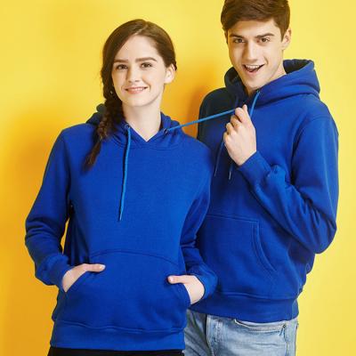 China Custom Sports Unisex Plain Hoodies Pullover Blank Streetwear White Blue for sale
