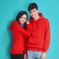 China Custom Sports Unisex Plain Hoodies Pullover Blank Streetwear White Blue for sale