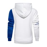China Men'S 2 Contrast Color Leisure Cozy Athletic Pullover Hoodie With Kangaroo Pockets for sale