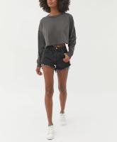 China Women Cropped Sweater Soft Crewneck Sweatshirt Customized for sale
