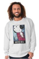 China Custom Plain Crew Neck Sweatshirt Unisex Round Lined for sale