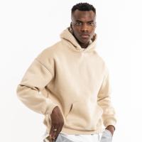 China 100% Cotton Printing Thick Plain Oversized French Terry Hoodie Embroidered Unisex for sale