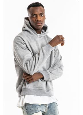 China 100% Cotton Printing Thick Plain Oversized French Terry Hoodie Embroidered Unisex for sale
